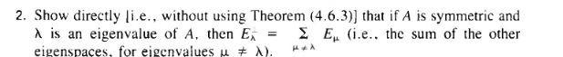 Solved Show directly [i.e., ﻿without using Theorem (4.6.3)] | Chegg.com