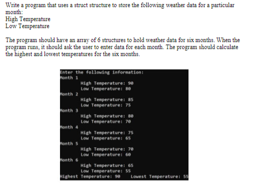 Solved Write a program that uses a struct structure to store | Chegg.com