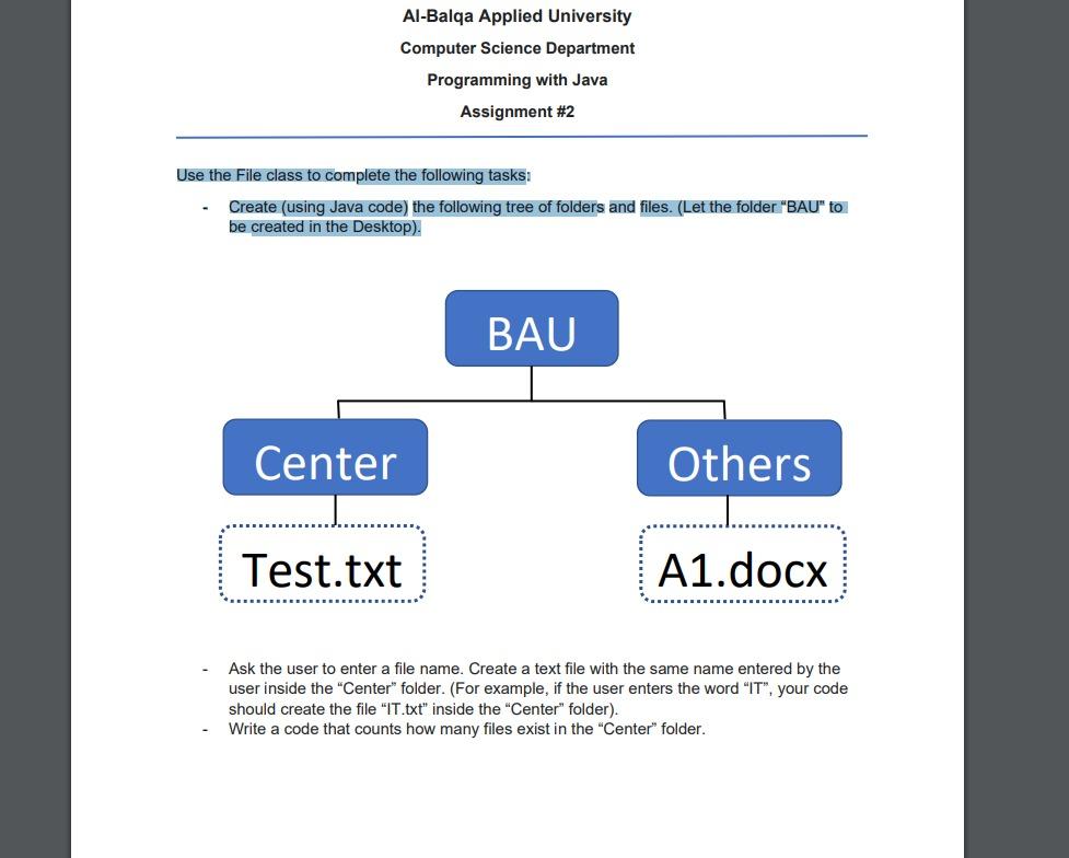 Solved Al-Balqa Applied University Computer Science | Chegg.com