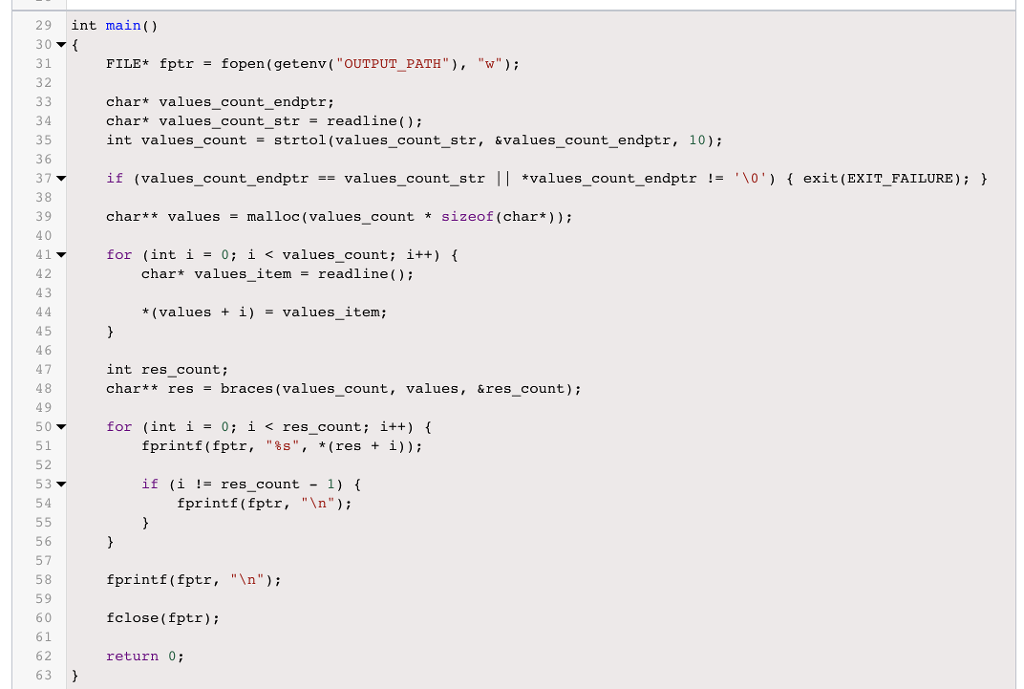 Solved Braces You are designing a compiler for a C++program | Chegg.com