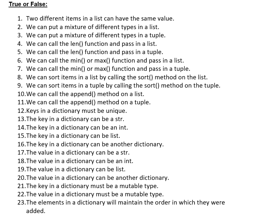 Solved List - There are various methods that we can call on | Chegg.com