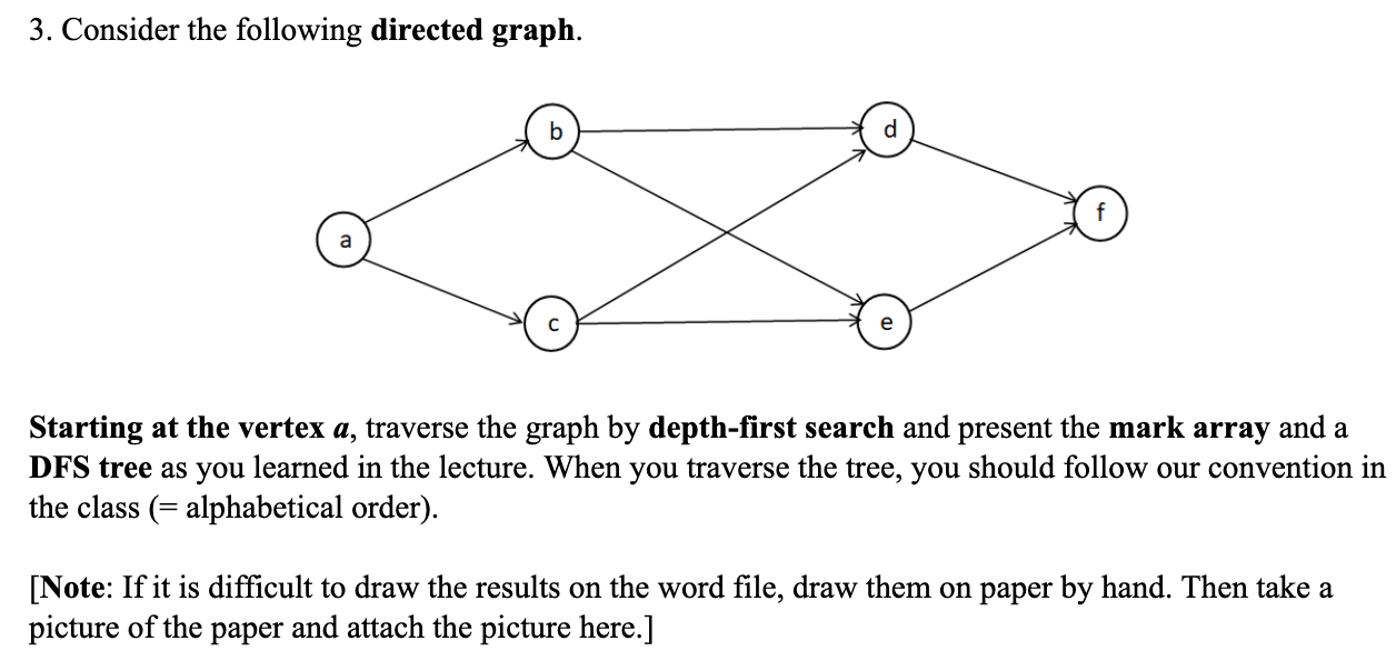 Solved Hi! Struggling with how to construct a depth-first | Chegg.com