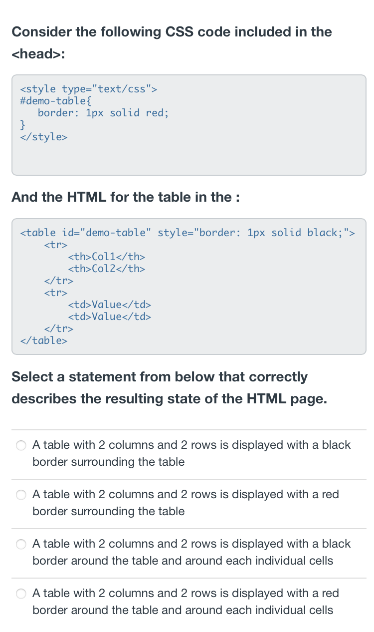 Solved Following Attributes of HTML that help to span the | Chegg.com