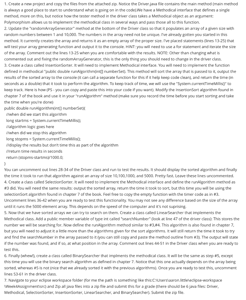 Solved 1. Create a new project and copy the files from the | Chegg.com