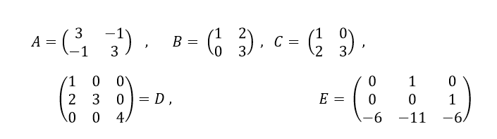 Solved 1. diagonalize if possible 2. | Chegg.com