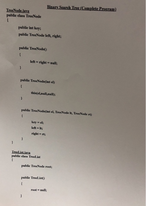 Solved Using This Style Of Coding Binary Tree What Will Be