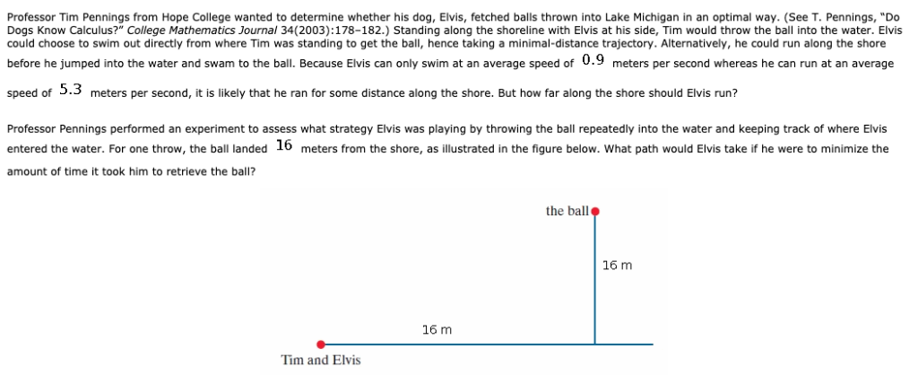 Solved Professor Tim Pennings from Hope College wanted to | Chegg.com