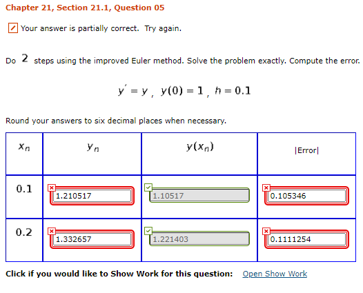 Solved Chapter 21, Section 21.1, Question 05 Your answer is | Chegg.com