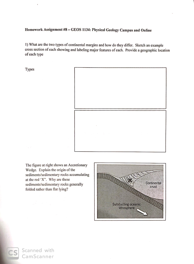 Solved Homework Assignment #8- GEOS 1134: Physical Geology | Chegg.com Solved Homework Assignment #8- GEOS 1134: Physical Geology | Chegg.com
