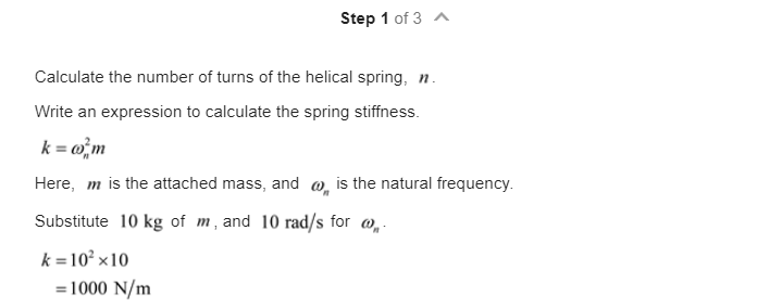 Solved Problem 3: Design a helical spring to be made of | Chegg.com