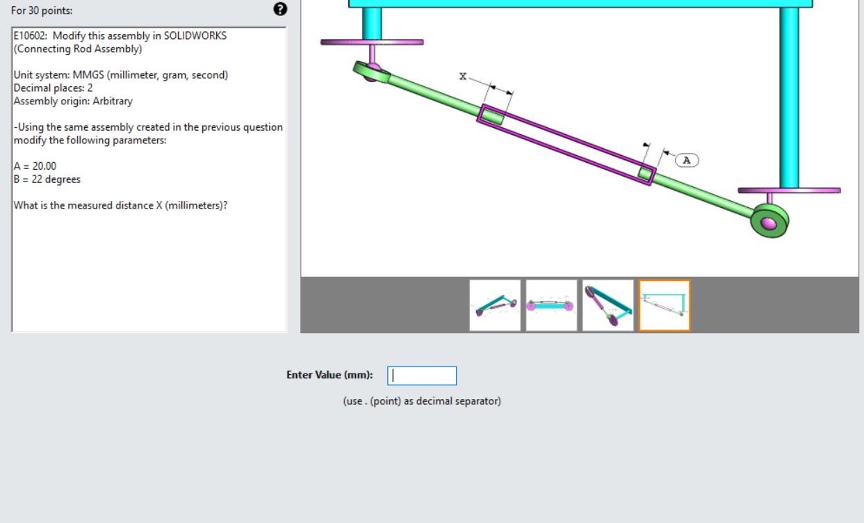 Solved E11501: Build this assembly in SOLIDWORKS (Connecting | Chegg.com