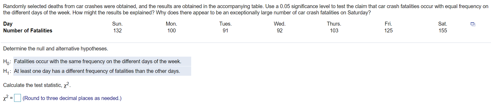 Solved could you help me calculate the: test statistic | Chegg.com