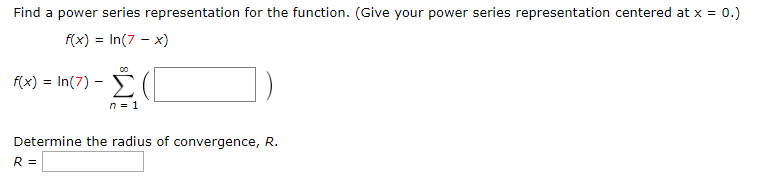 Solved Find a power series representation for the function. | Chegg.com