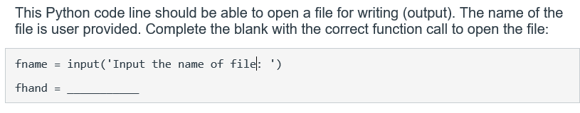 Solved This Python Code Line Should Be Able To Open A File 7692