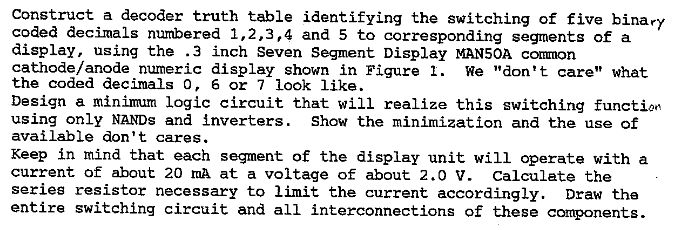 Solved Construct a decoder truth table identifying the | Chegg.com