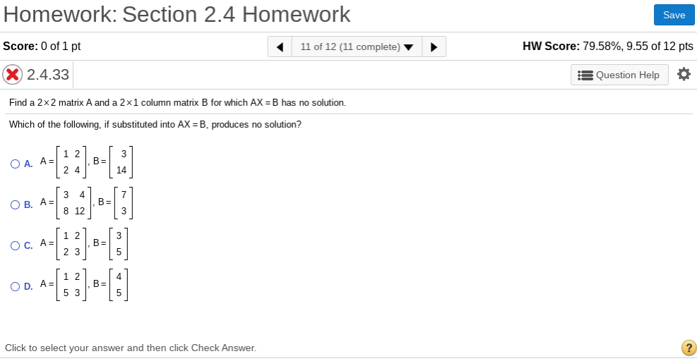 Solved Homework Section 2 4 Homework Save Score 0 Of 1 Pt