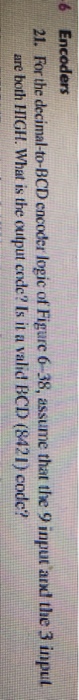 Solved 19. BCD numbers are applied sequentially to the | Chegg.com