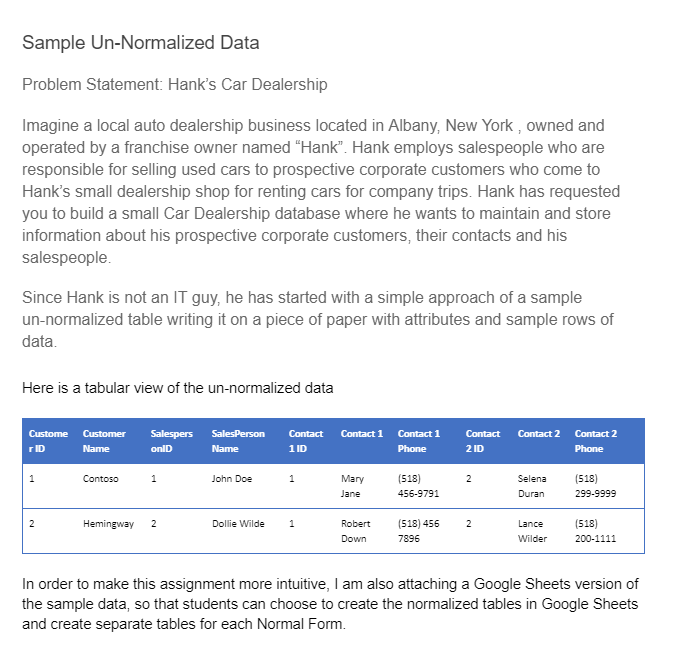 In this assignment, you will be asked to go through | Chegg.com
