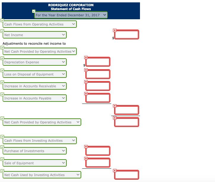 Solved Exercise 17-9 (Part Level Submission) Rodriquez | Chegg.com