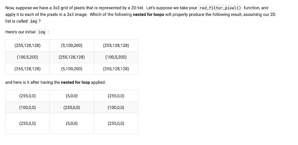 Solved Now, suppose we have a 3x3 grid of pixels that is | Chegg.com