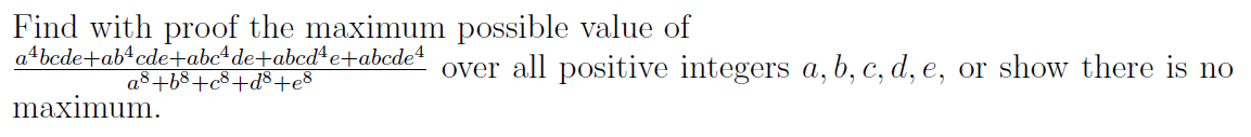Solved Find with proof the maximum possible value of | Chegg.com