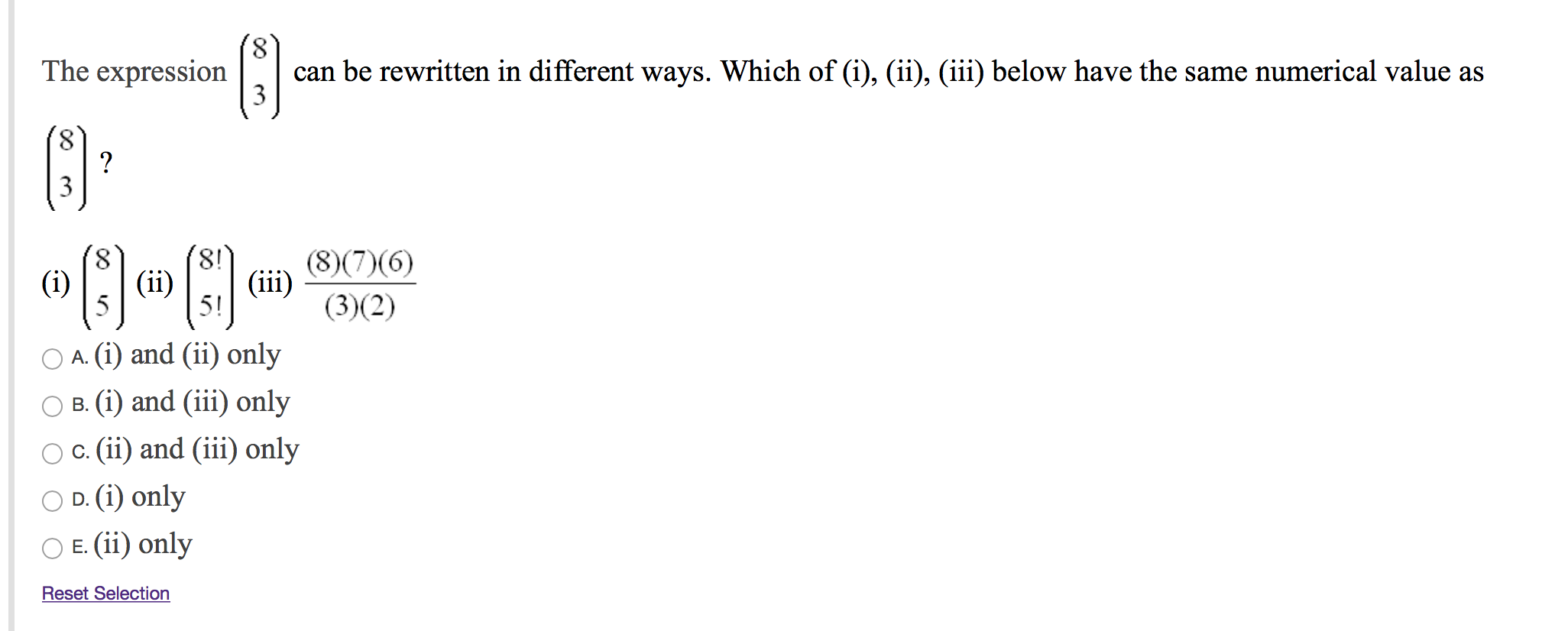 Solved The expression can be rewritten in different ways. | Chegg.com