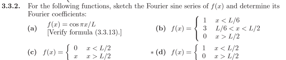 Solved 1 3 3.3.2. For the following functions, sketch the | Chegg.com