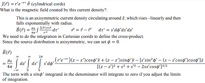 Just need assistance solving the integral, have done | Chegg.com