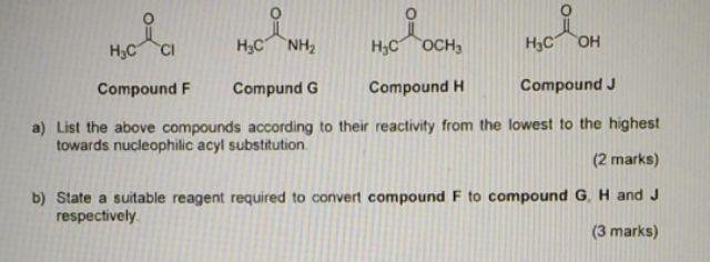 Solved H₂C CI HọC NH, H₂C OCH₂ H₂C OH Compound F Compund G | Chegg.com