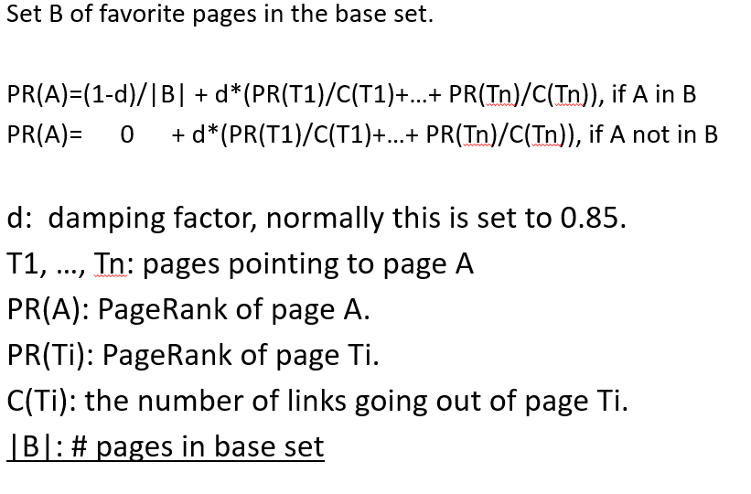 1. Compute the first 1 iteration of PageRank scores | Chegg.com