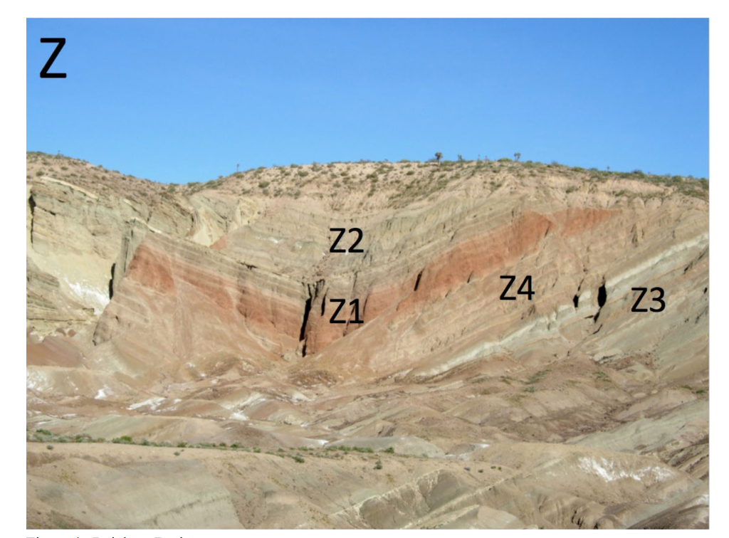 Solved There are four rock units labeled in each photograph. | Chegg.com