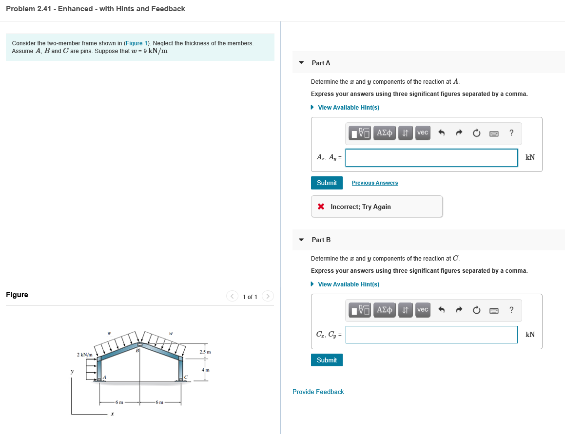Solved Problem 2.41 - Enhanced - with Hints and Feedback | Chegg.com