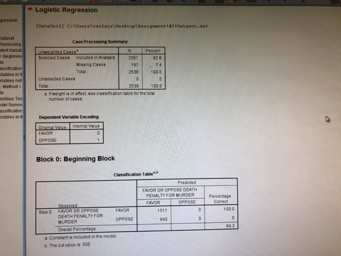 Solved Based on the output, answer the following: a.) | Chegg.com