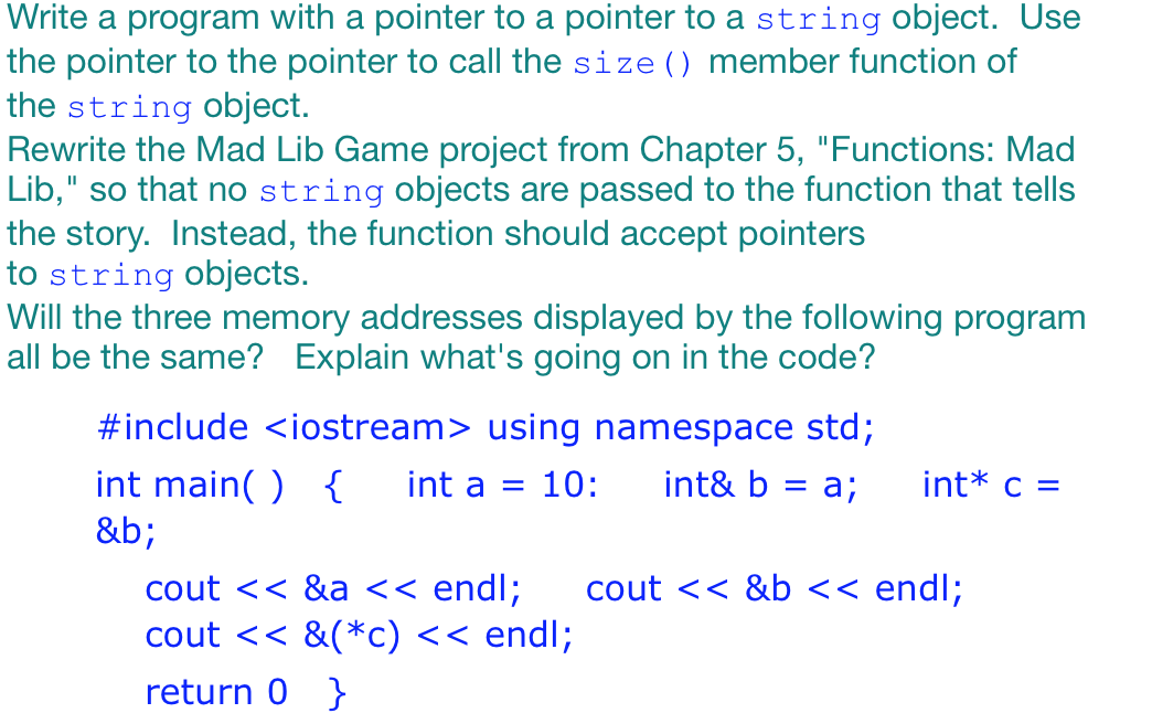 // Mad-Lib // Creates a story based on user | Chegg.com