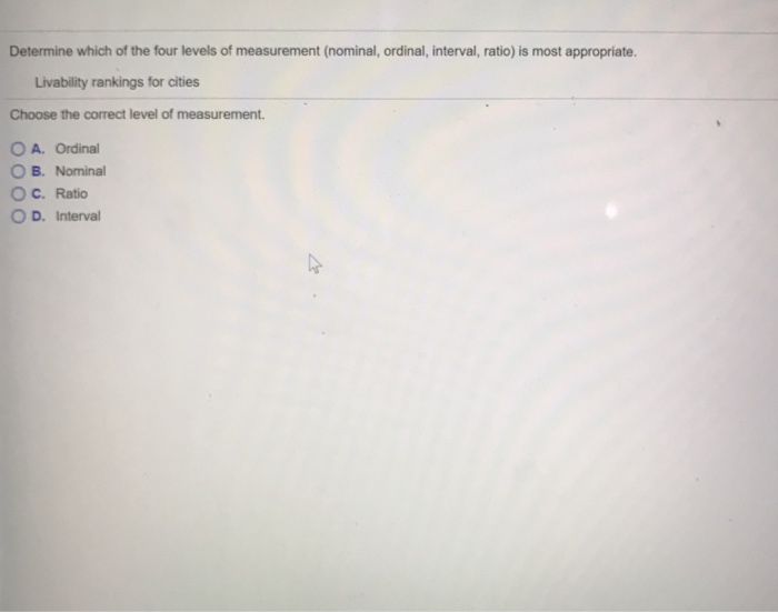 Solved This Test: 20 pts poss 1 of 20 This Question: 1 pt | Chegg.com