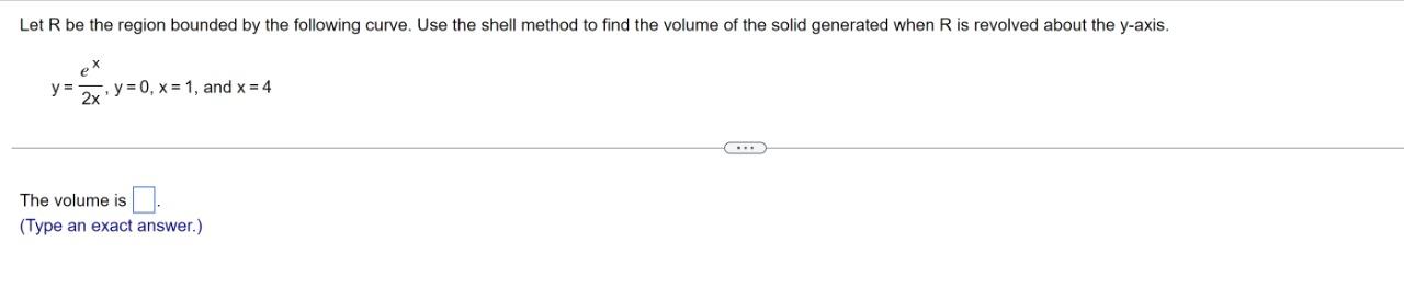 Solved Let R be the region bounded by the following curve. | Chegg.com