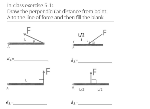 In-class exercise 5-1: Draw the perpendicular | Chegg.com