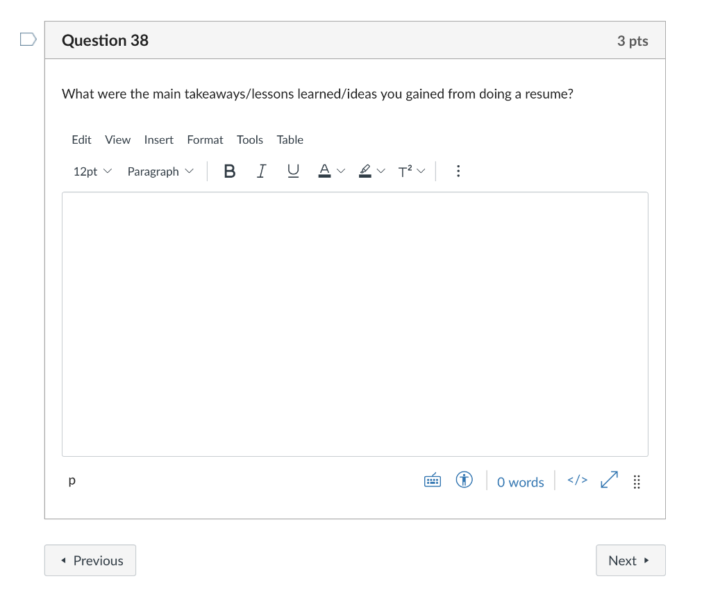 Solved What were the main takeaways/lessons learned/ideas | Chegg.com