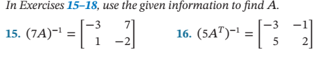 Solved In Exercises 15-18, use the given information to find | Chegg.com