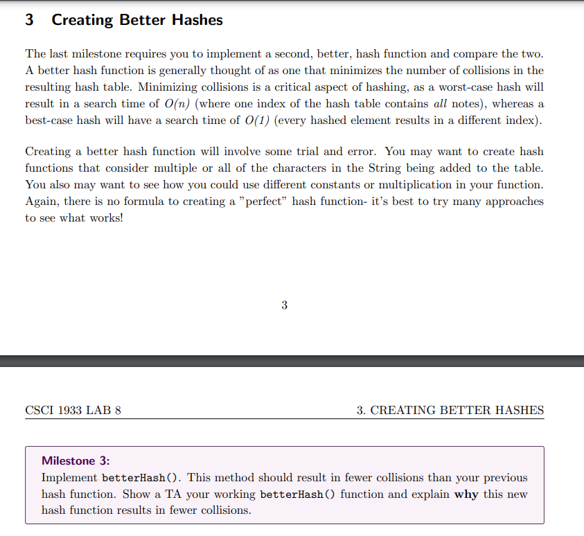 Solved and build a hash table of an Solved and build a hash table of an