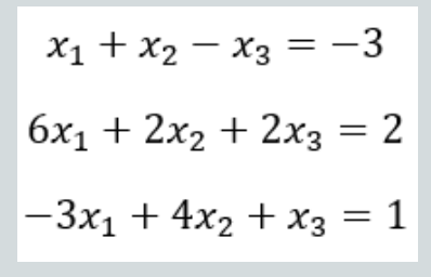 Solved Calculate: 1.Given the system of equations use Gauss | Chegg.com