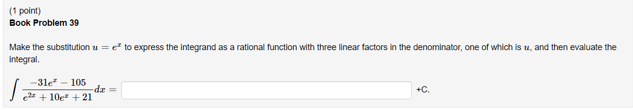 Solved (1 point) Book Problem 27 Use completing the square | Chegg.com