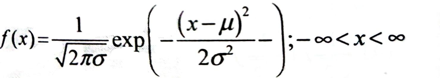 Solved The normal distribution is given by the function | Chegg.com