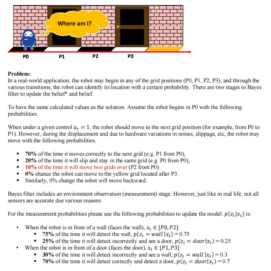 Solved Problem: In a real-world application, the robot may | Chegg.com