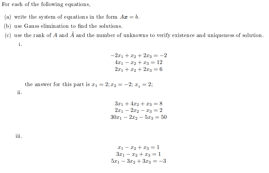 Solved For each of the following equations, (a) write the | Chegg.com