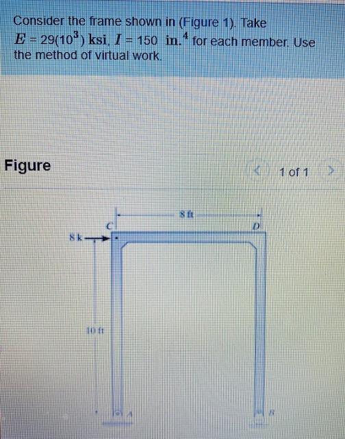 Solved Consider the frame shown in (Figure 1). Take E = | Chegg.com