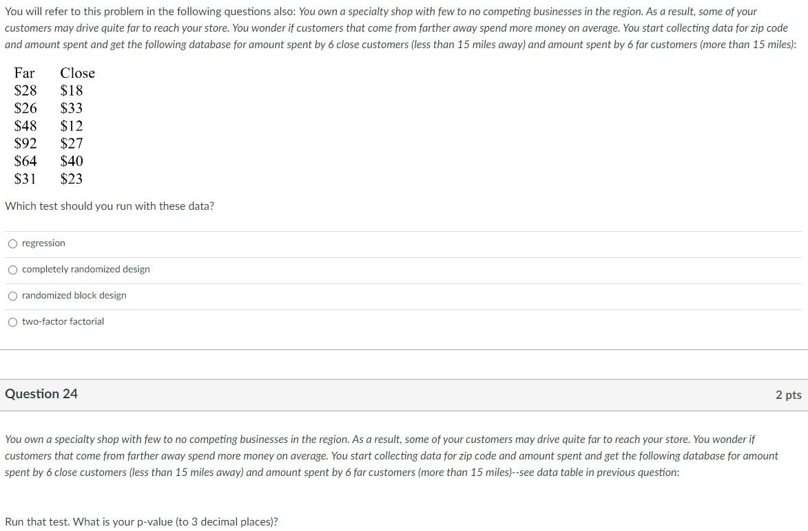 Solved You will refer to this problem in the following | Chegg.com