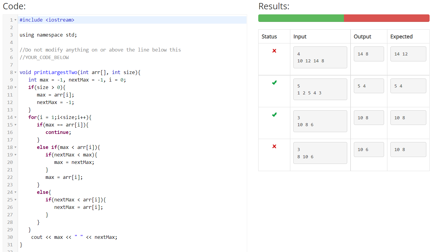 Solved The existing code is trying to call a function | Chegg.com
