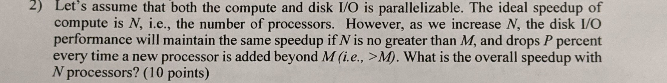 6. Suppose the execution time of an application is | Chegg.com