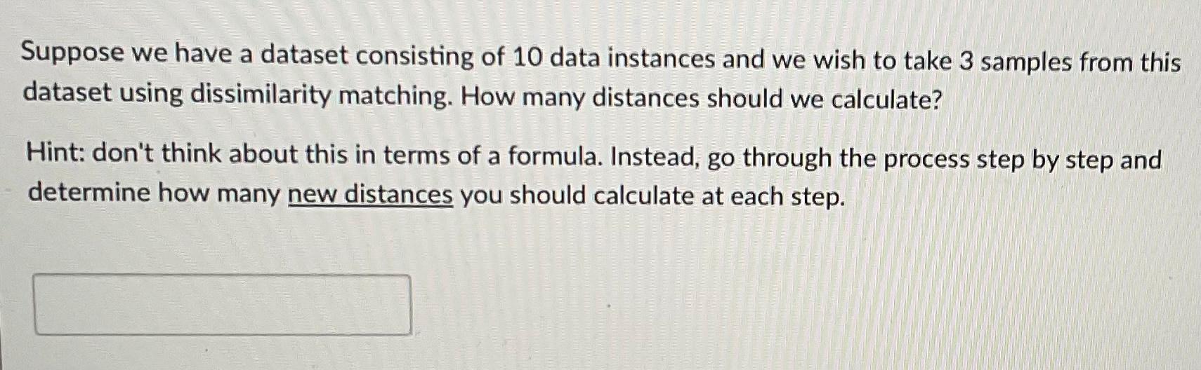 Solved Suppose we have a dataset consisting of 10 data | Chegg.com